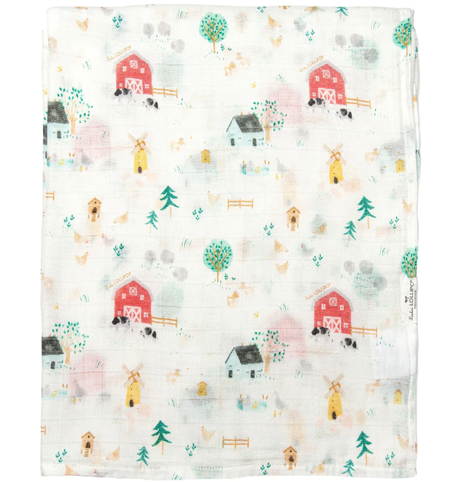 Muslin Swaddle Farm Animals – Stay Forever