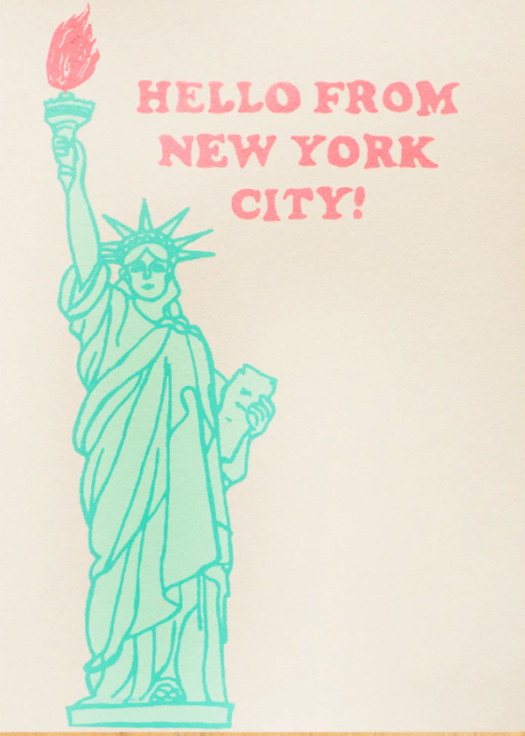 Statue of Liberty Card – Stay Forever