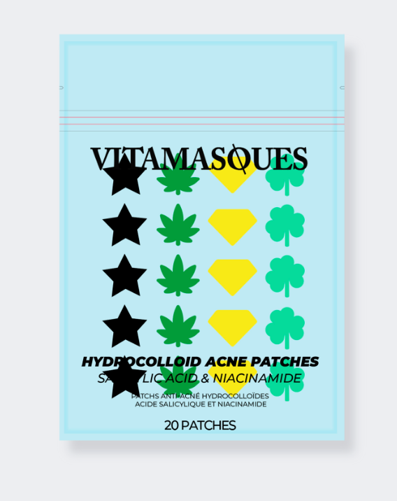 Hydrocolloid Acne Patches Salicylic & Niacinamide – Stay Forever